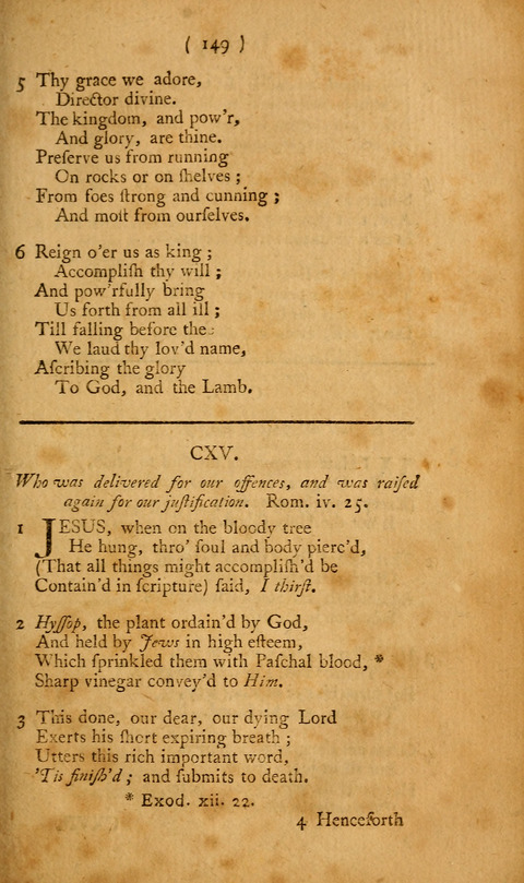 Hymns, etc.: composed on various subjects (10th ed.) page 149 | Hymnary.org