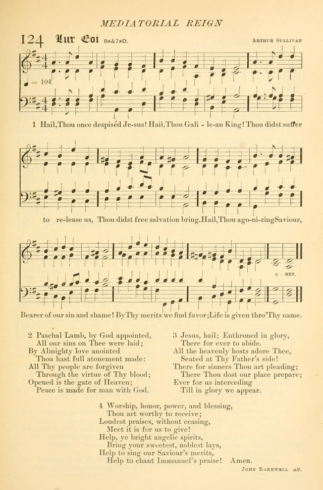 Hymns Of The Faith With Psalms For The Use Of Congregations 124 Hail