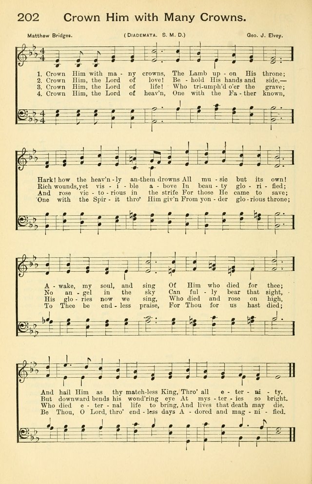 Hallowed Hymns, New and Old 202. Crown Him with many crowns | Hymnary.org