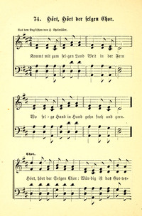 Hört, hört der selgen Chor | Hymnary.org