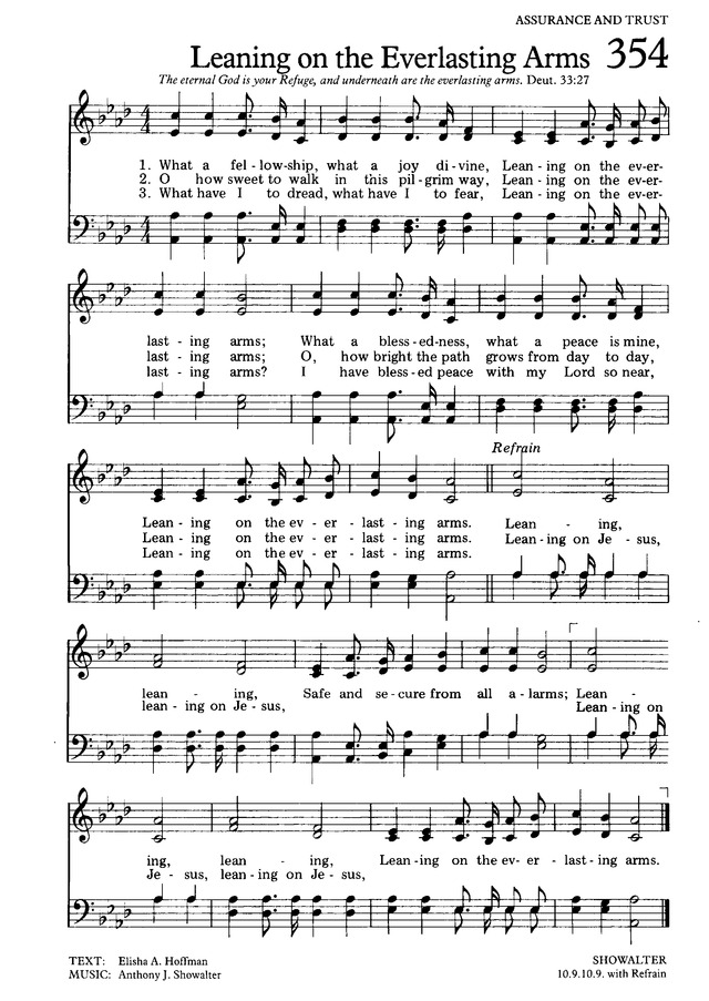 The Hymnal For Worship And Celebration 355 Simply Trusting Every Day