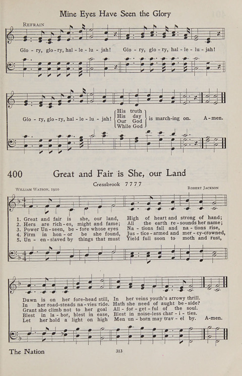 Hymns of the Christian Life 399. Mine eyes have seen the glory of the ...