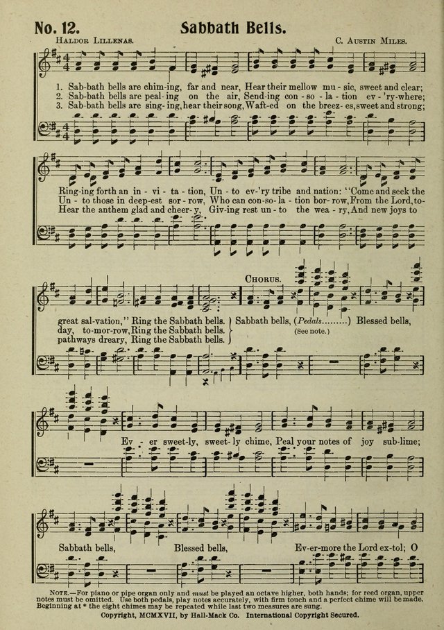 Jubilate : A Modern Sunday-School Hymnal 12. Sabbath bells are chiming ...