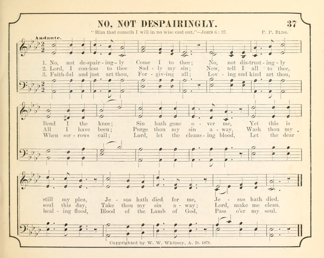 [No, not despairingly] (Bliss) | Hymnary.org