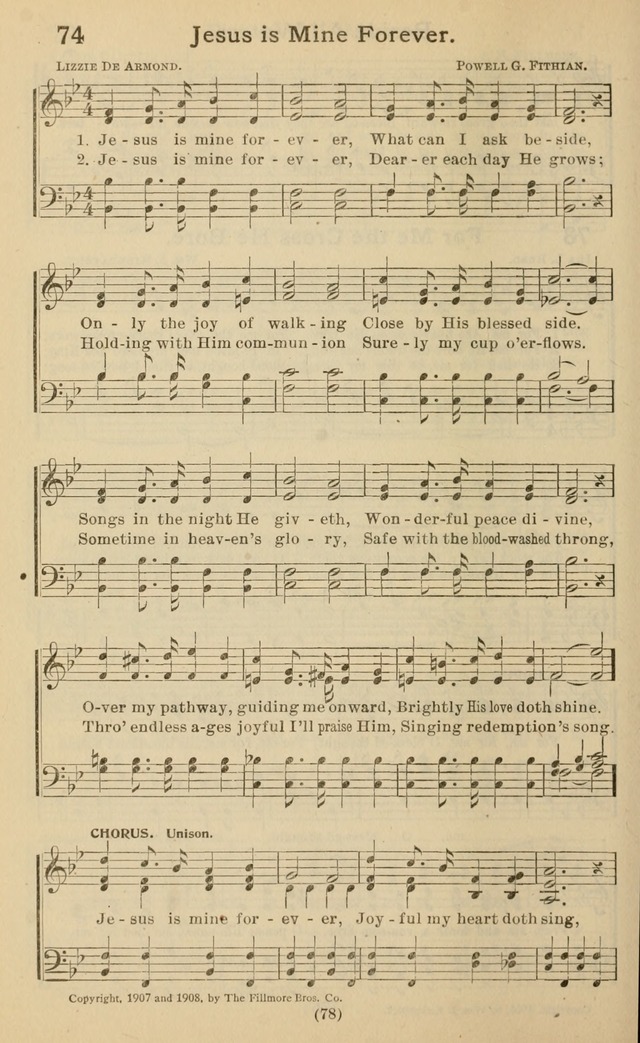 Joy and Praise 74. Jesus is mine forever | Hymnary.org
