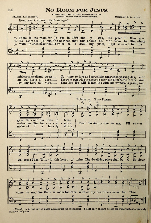 No Room for Jesus | Hymnary.org