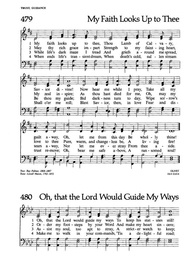 Lutheran Book of Worship 480. Oh, that the Lord would guide my ways ...