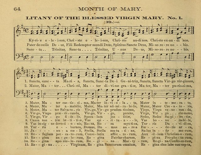 [Sancta, sancta Maria] (34565) | Hymnary.org