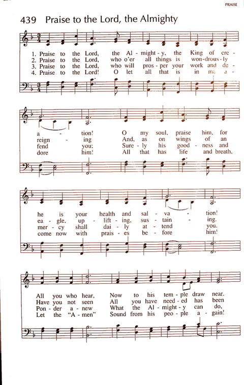 Lead Me, Guide Me (2nd ed.) 441. Praise him! praise him! Jesus our ...