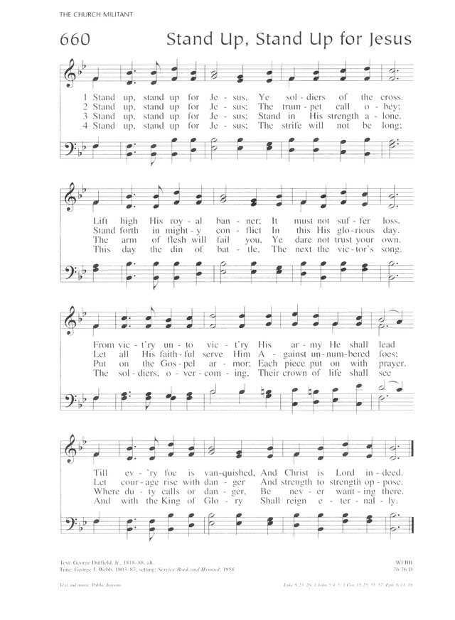 Lutheran Service Book 662. Onward, Christian soldiers | Hymnary.org