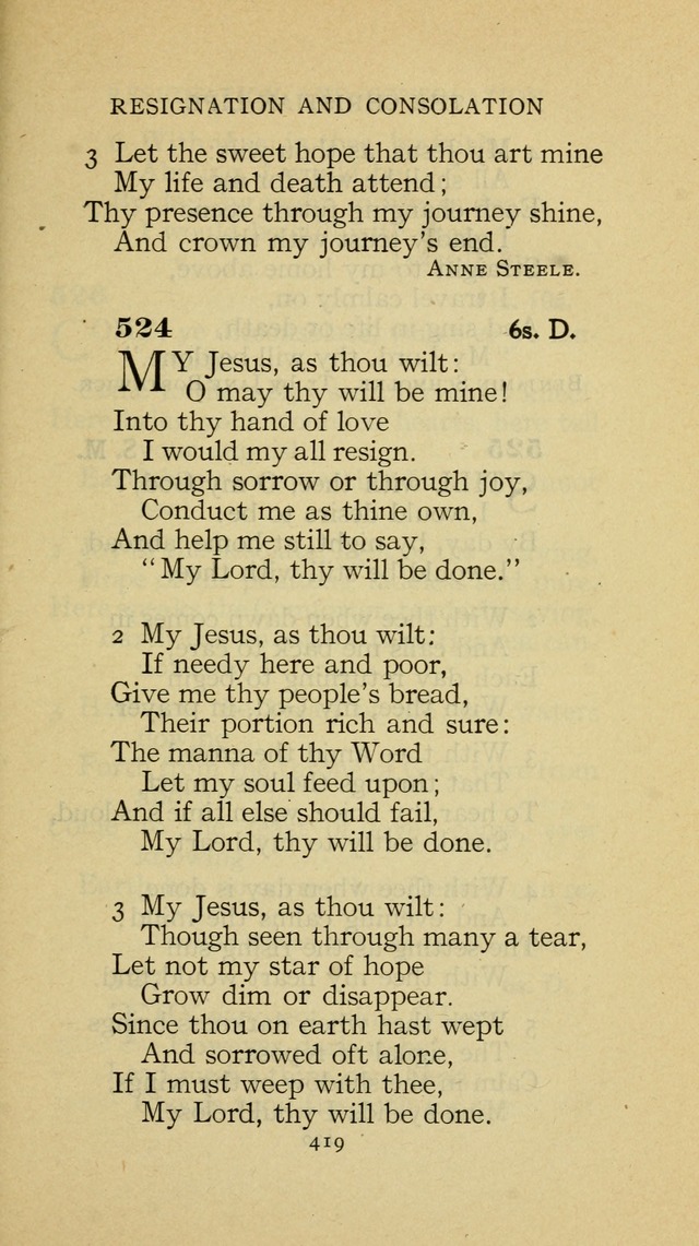 The Methodist Hymnal (Text only edition) page 419 | Hymnary.org