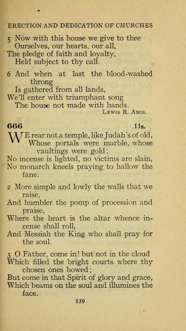 The Methodist Hymnal (Text only edition) page 539 | Hymnary.org