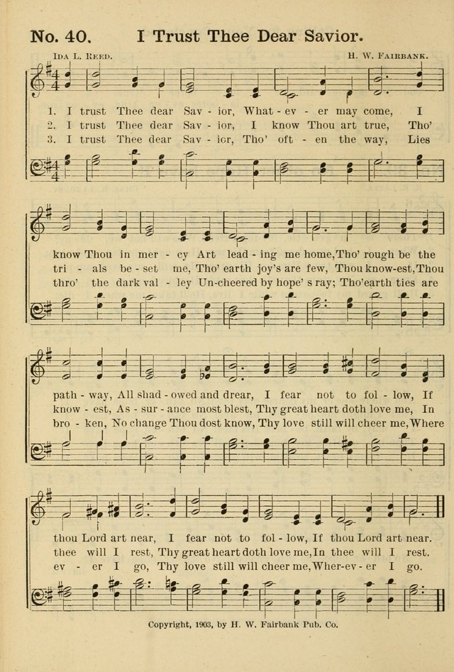 I Trust Thee Dear Savior | Hymnary.org