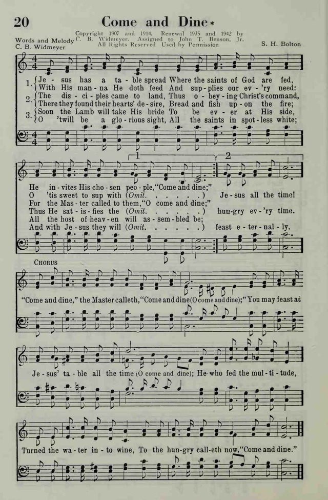 Jesus has a table spread | Hymnary.org