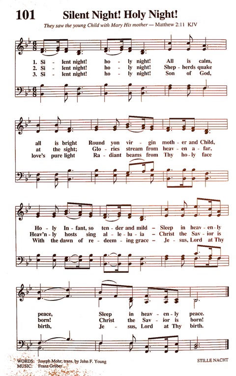 The New National Baptist Hymnal (21st Century Edition) 101. Silent ...