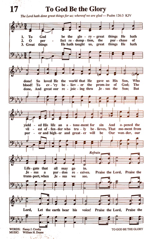 The New National Baptist Hymnal (21st Century Edition) page 16 | Hymnary.org