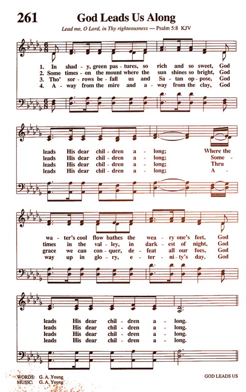 The New National Baptist Hymnal 21st Century Edition 261 In Shady