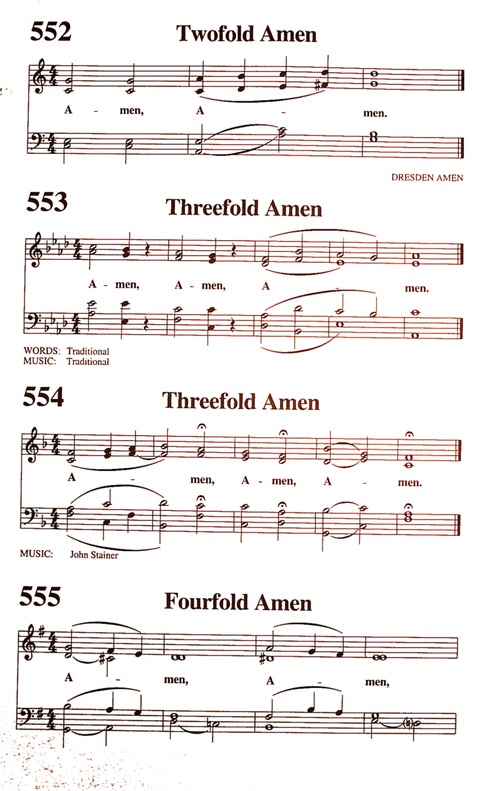 THREEFOLD AMEN (12343) | Hymnary.org