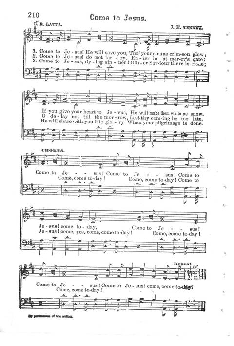 The New Wonderful Songs for Work and Worship 210. Come to Jesus! He ...