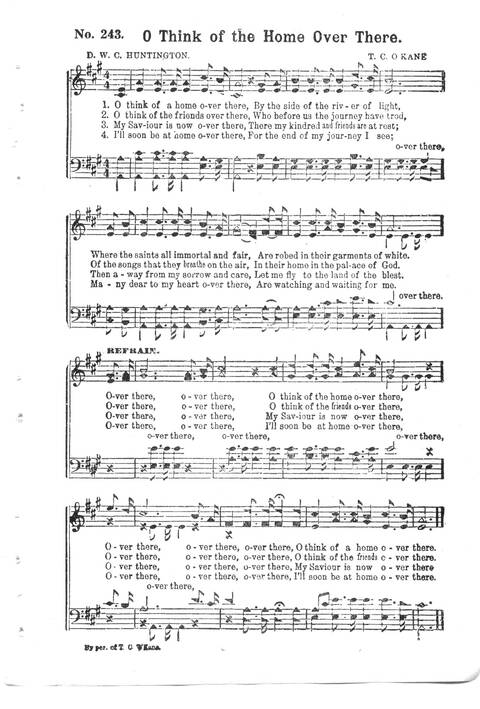 The New Wonderful Songs for Work and Worship 243. O think of a home ...