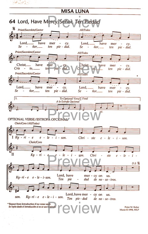 [Lord, have mercy] (Misa Luna) | Hymnary.org