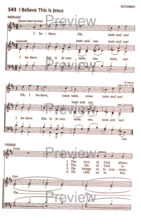 I Believe This Is Jesus | Hymnary.org