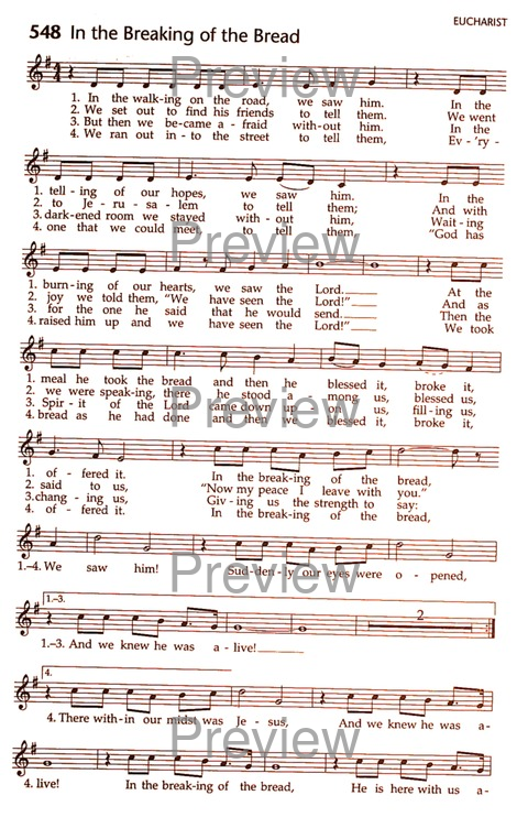 In the Breaking of the Bread | Hymnary.org