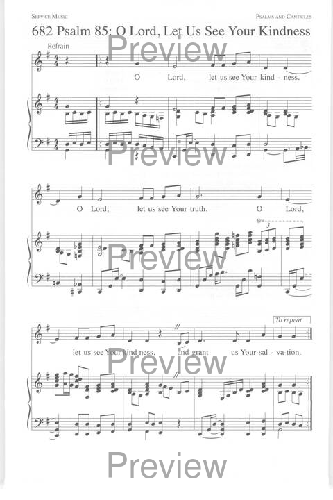 [O Lord, let us see your kindness] (Harbor) | Hymnary.org