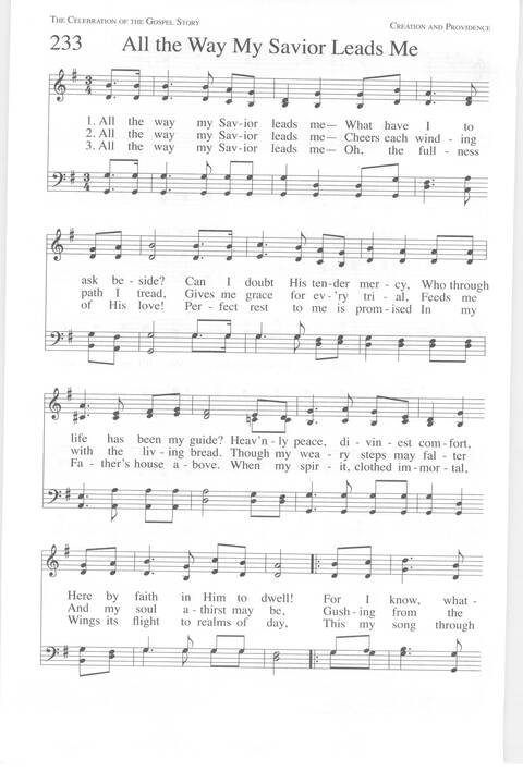 All the Way My Savior Leads Me | Hymnary.org