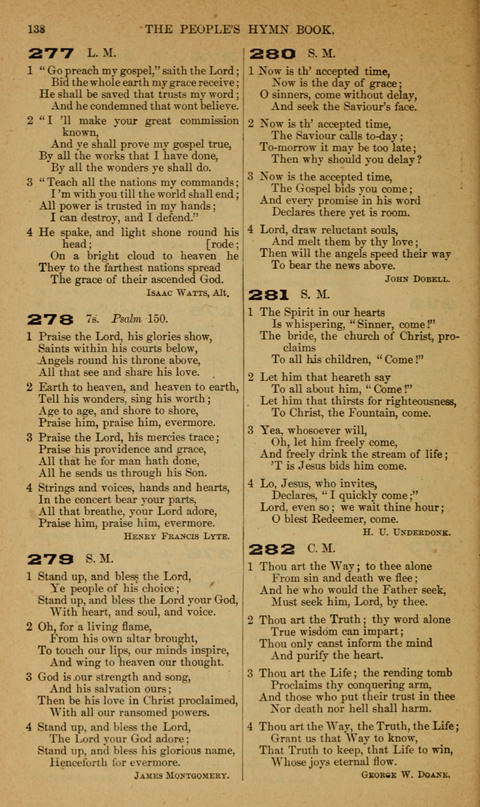 The People's Hymn Book: a selection of the most popular psalms, hymns ...