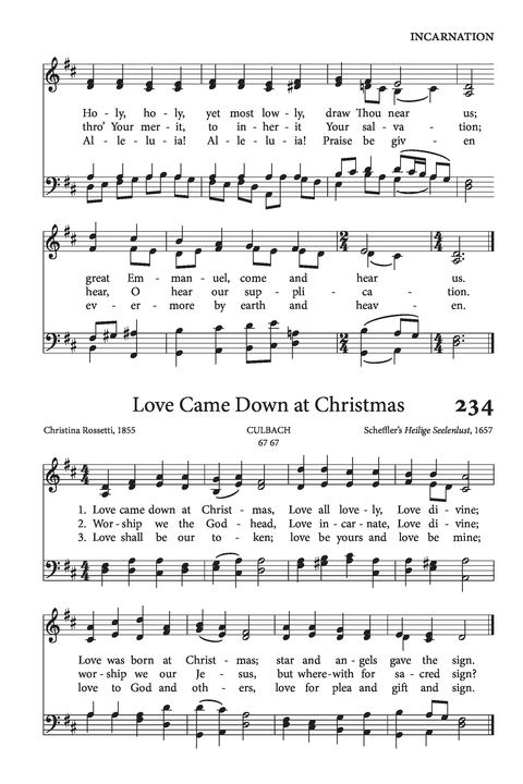 Psalms and Hymns to the Living God 234. Love came down at Christmas | Hymnary.org