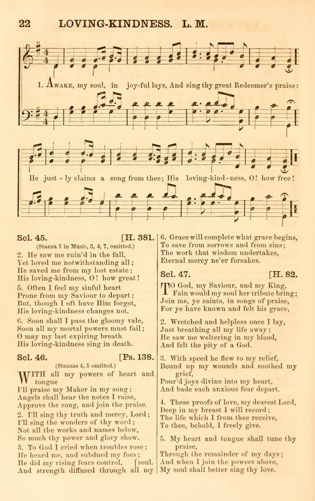 A Pastor's Selection of Hymns and Tunes: for Worship in the Church and ...