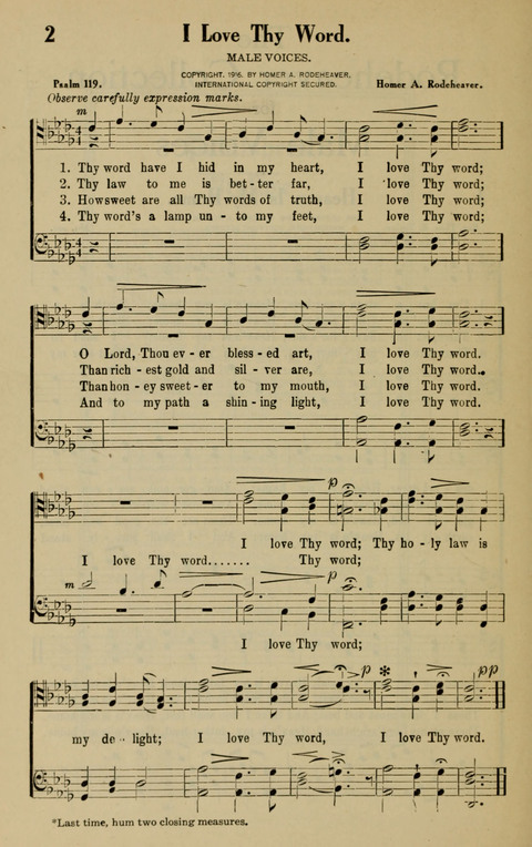 I Love Thy Word | Hymnary.org