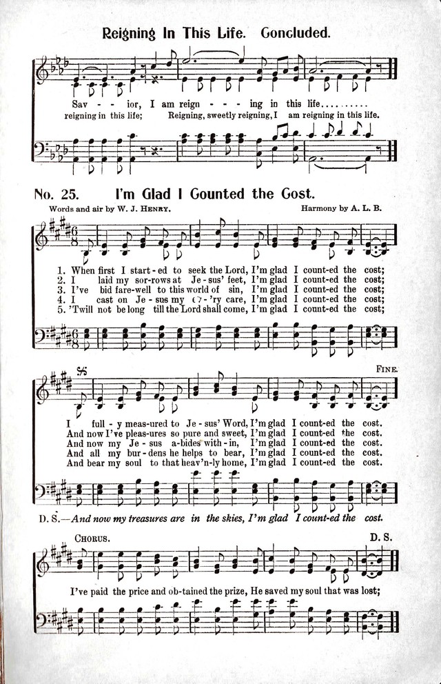 I'm Glad I Counted the Cost | Hymnary.org