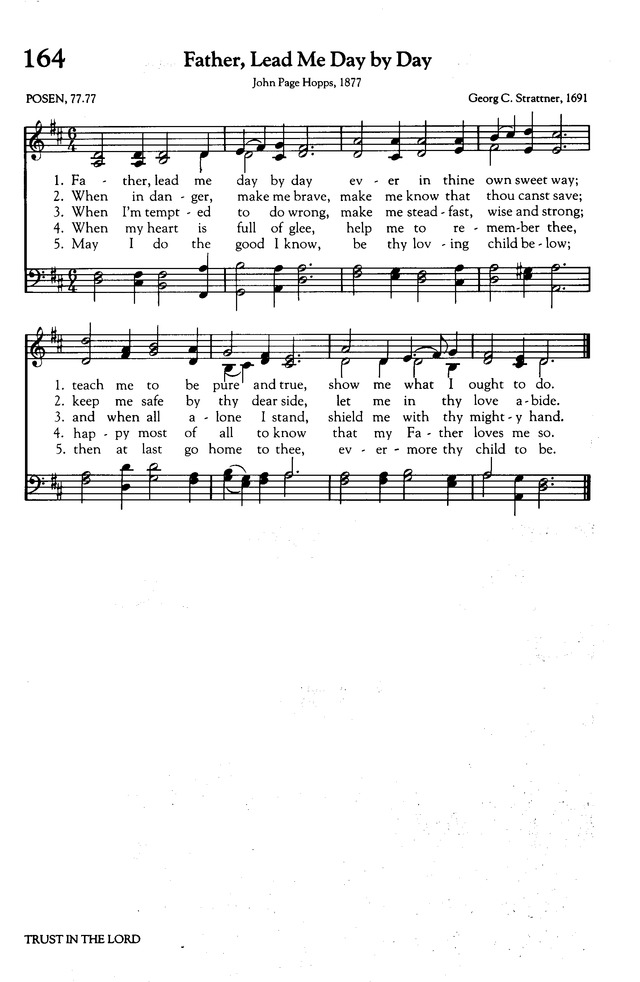Father, Lead Me Day by Day | Hymnary.org