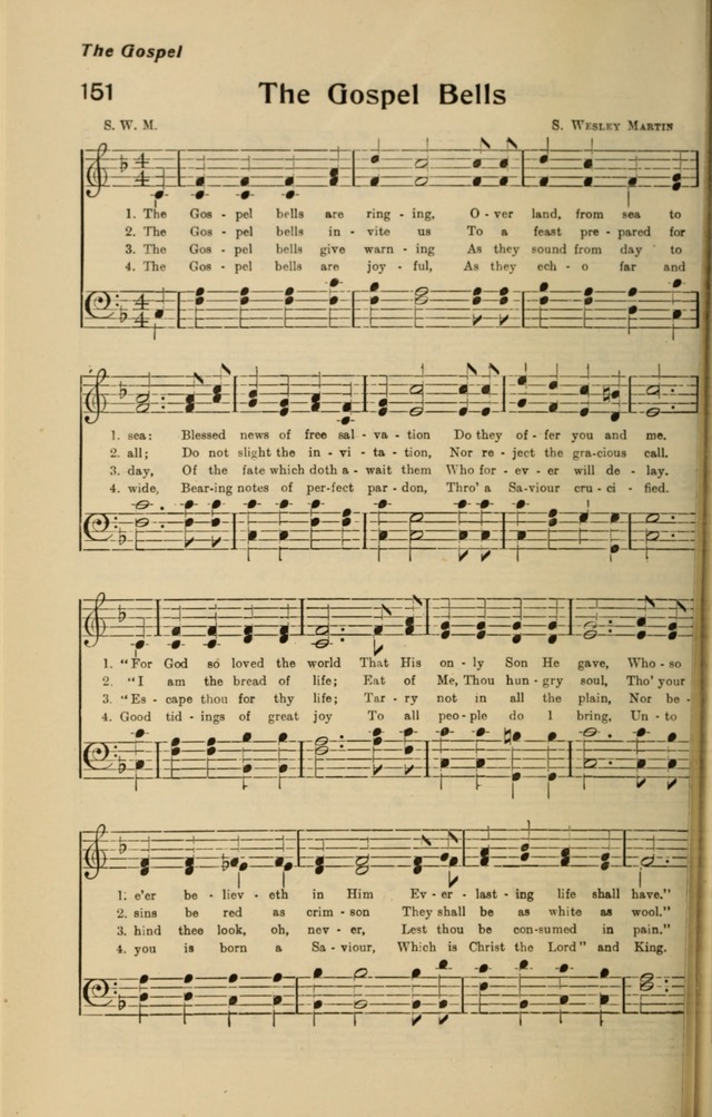 The gospel bells are ringing | Hymnary.org