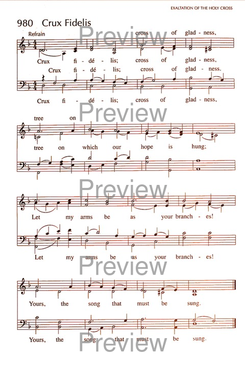 Crux Fidelis | Hymnary.org