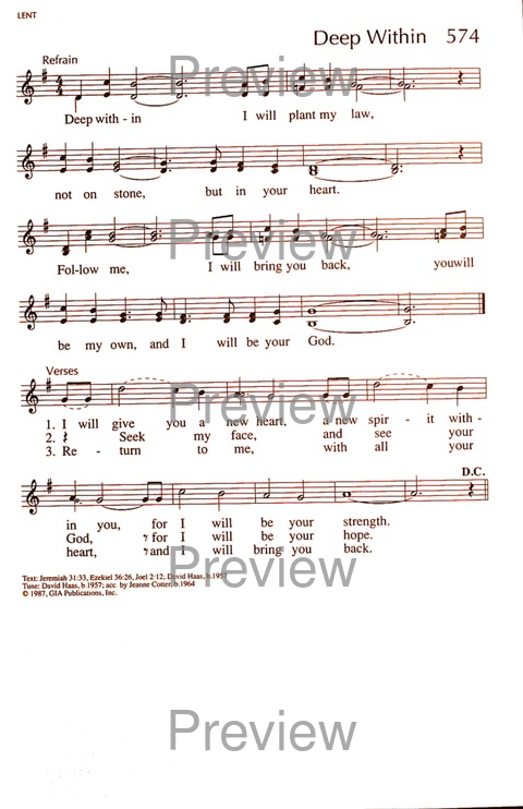 Deep Within | Hymnary.org