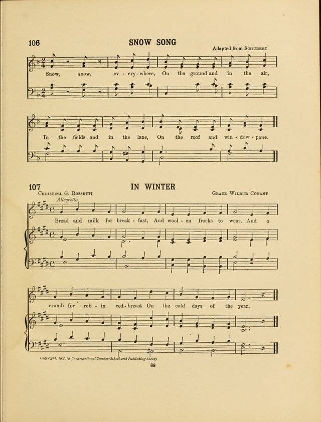 SNOW SONG | Hymnary.org