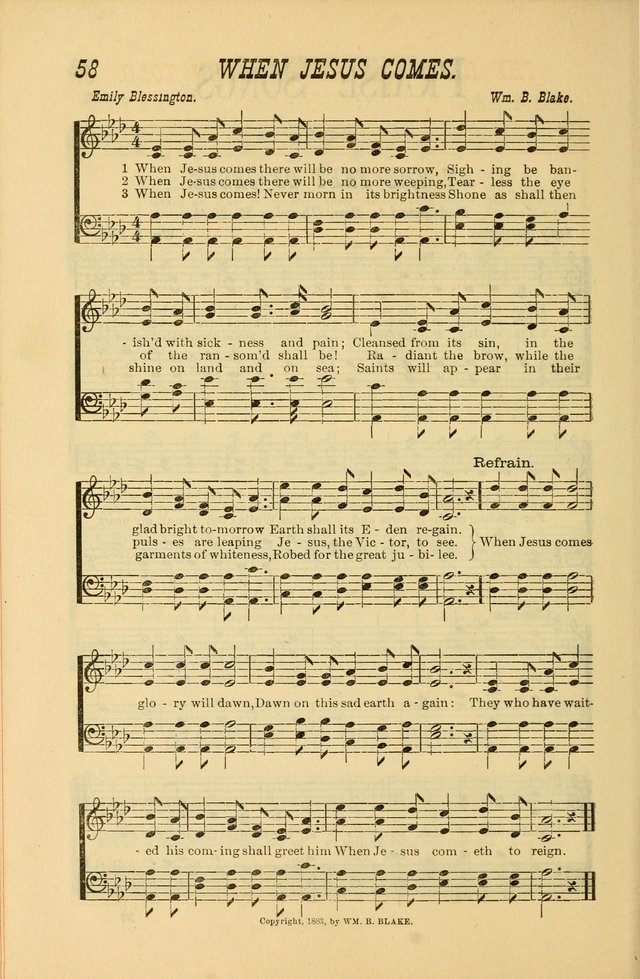 When Jesus comes there will be no more sorrow | Hymnary.org