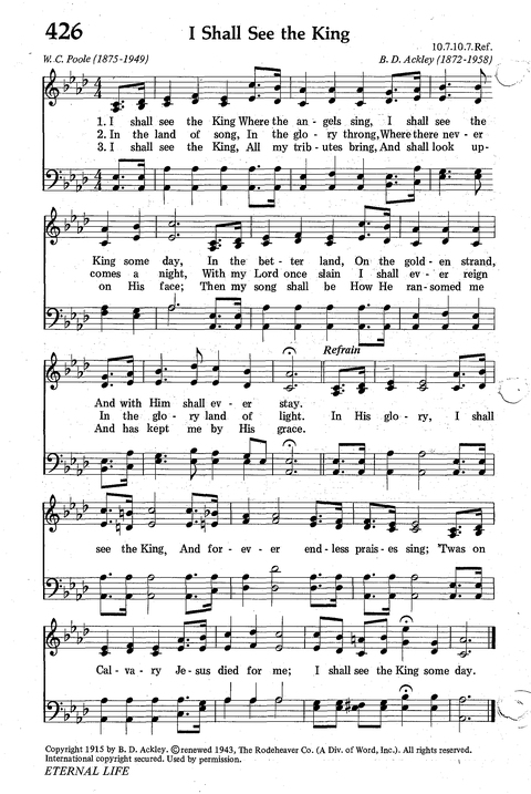 Seventh-day Adventist Hymnal page 415 | Hymnary.org