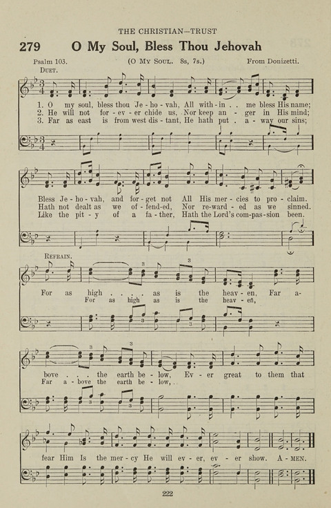 Service Hymnal With Responsive Readings Appropriate For All