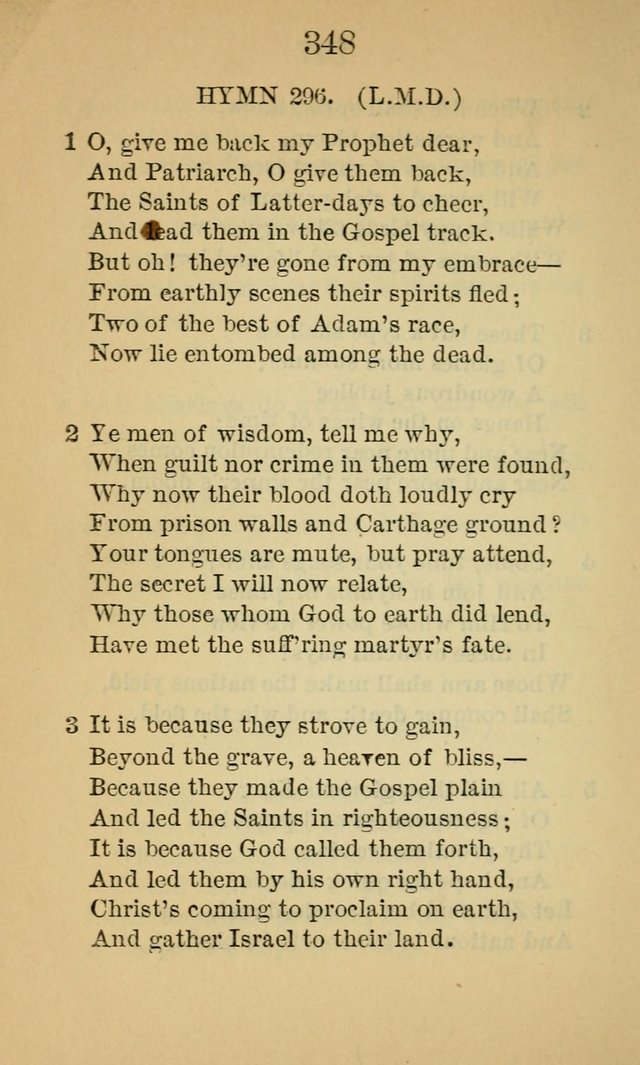 Sacred Hymns and Spiritual Songs, for the Church of Jesus Christ of ...