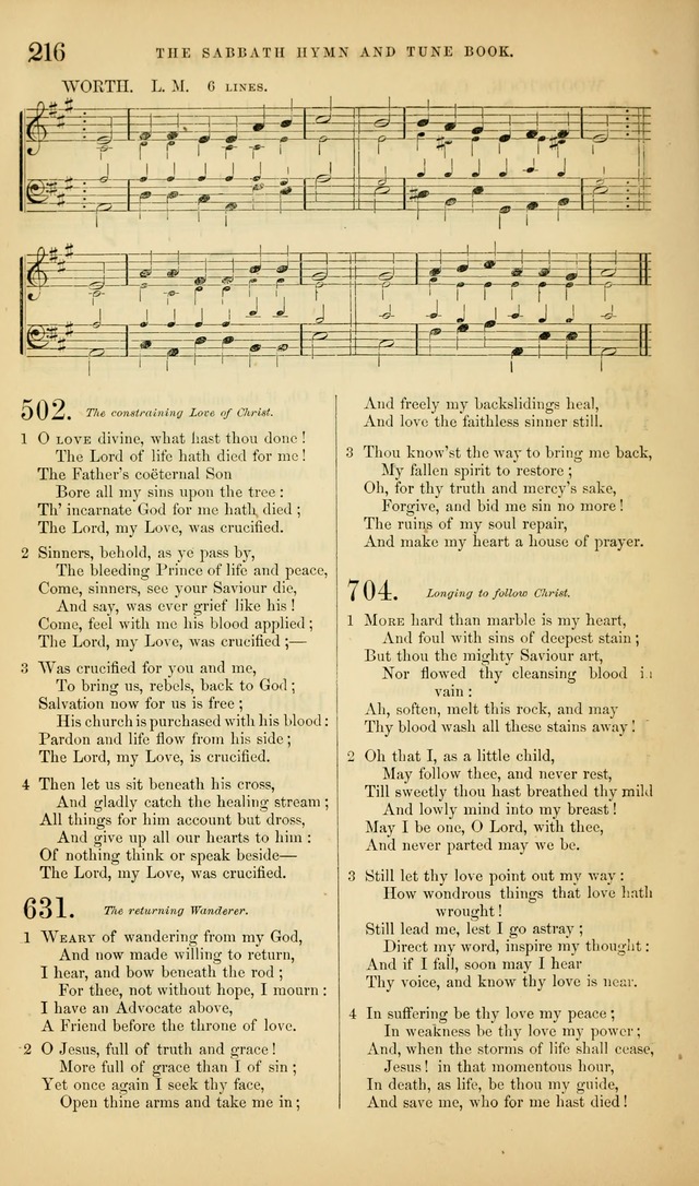 The Sabbath Hymn and Tune Book: for the service of song in the house of ...