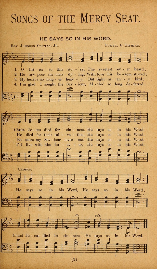 He Says So In His Word | Hymnary.org
