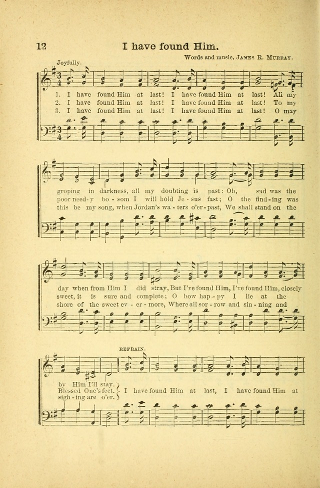 I have found him at last | Hymnary.org