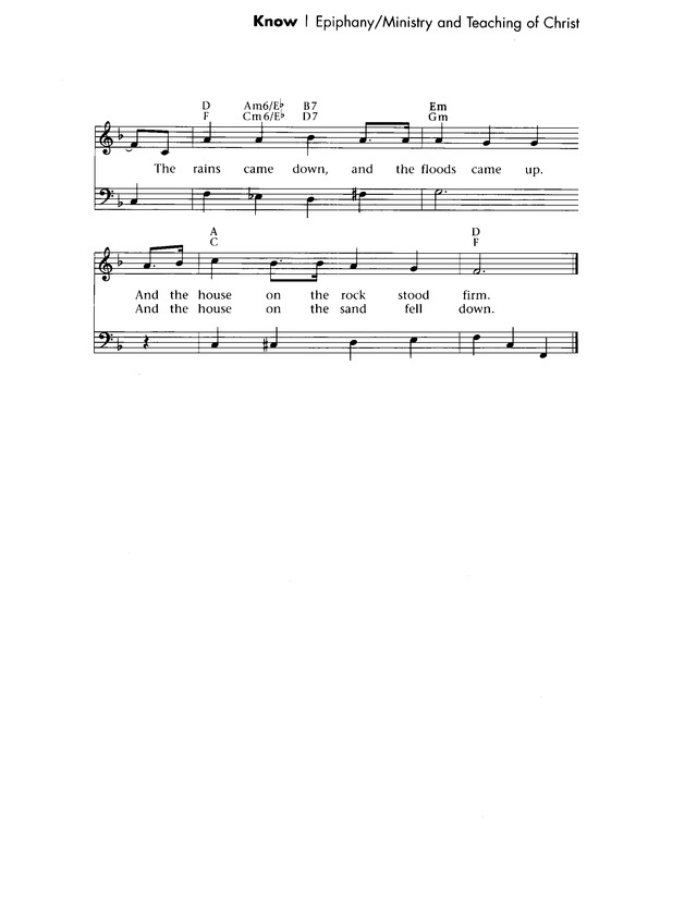 Sing With Me 118. The wise man built his house upon the rock | Hymnary.org