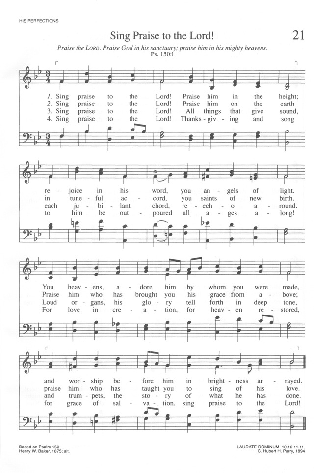 Trinity Hymnal (Rev. ed.) page 21 | Hymnary.org