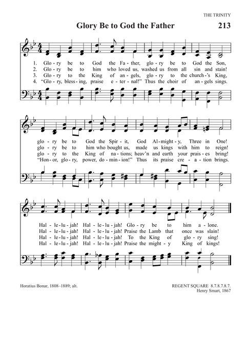 Glory be to God the Father! | Hymnary.org