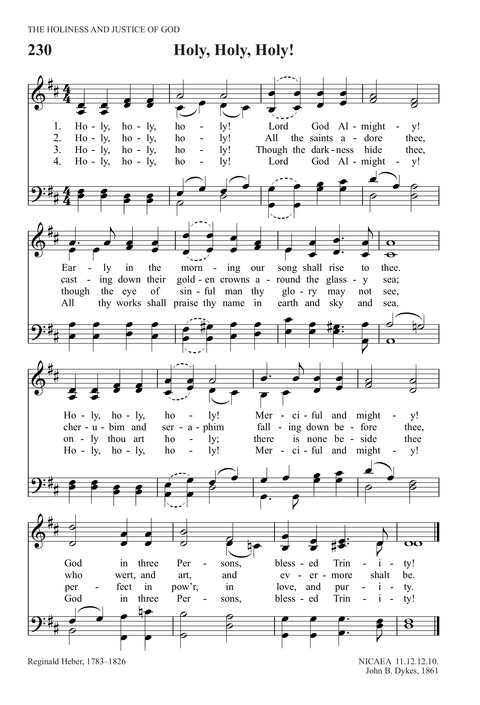 Holy, Holy, Holy! Lord God Almighty! | Hymnary.org